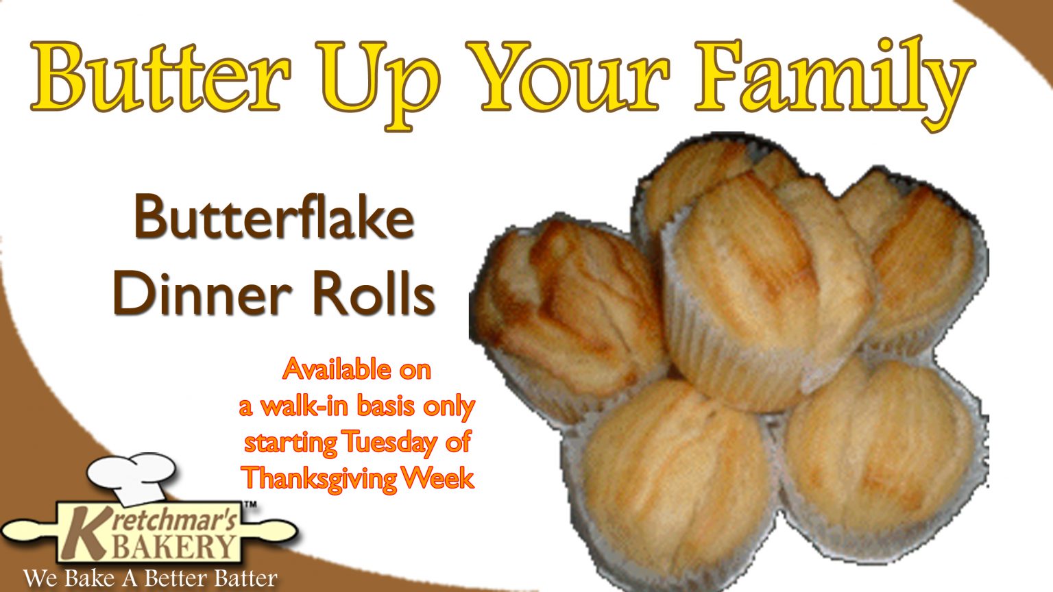Butterflake Dinner Rolls – Kretchmar's Bakery